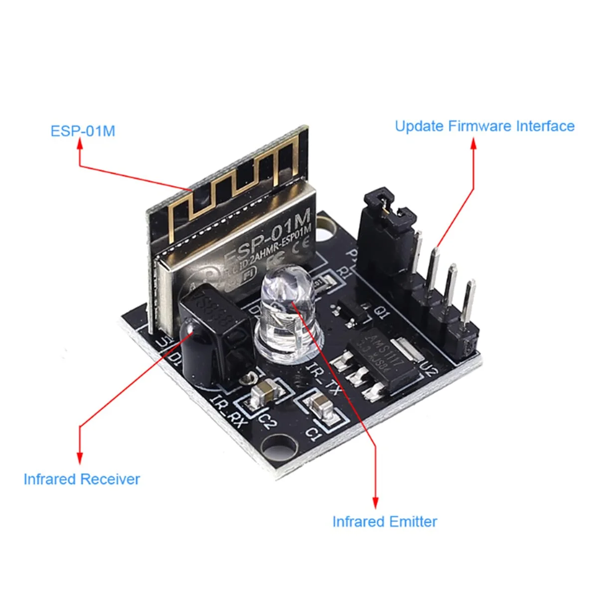 Lorida ESP8285 WiFi Module IoT ESP-M3 Compatible with ESP8266 Development board module| Alibaba.com