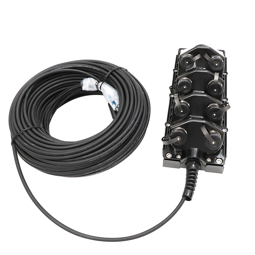 Custom Tower MST FTTX Fiber Waterproof Box with 12 Ports