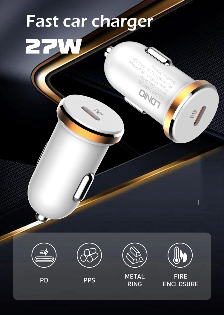 LDNIO C22Q 2024 New Trend Branded Quality Metal Car Charger Dual Usb,pd ...