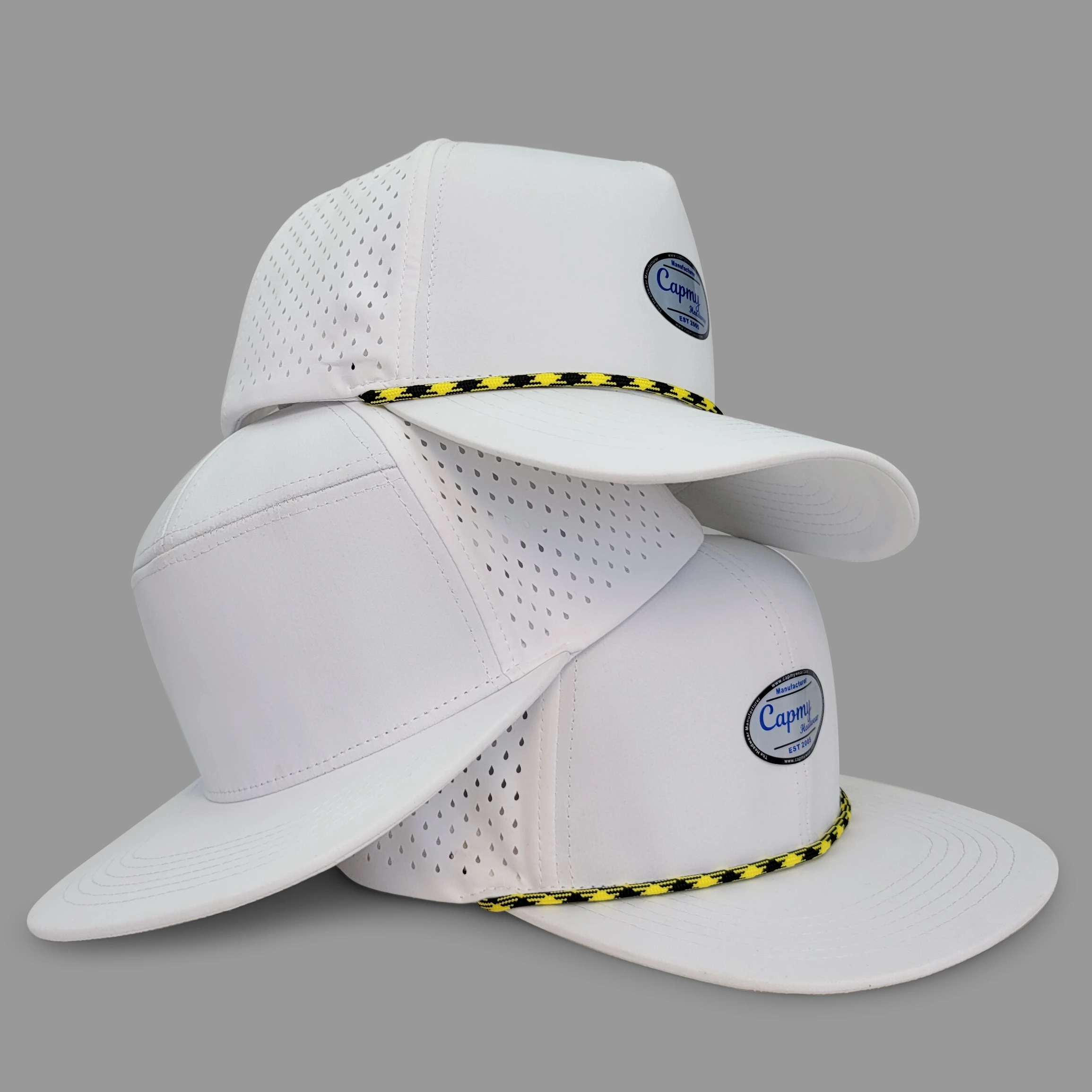 WaterProof Snapback Cap Performance Rope Golf Hats Waterproof Baseball ...