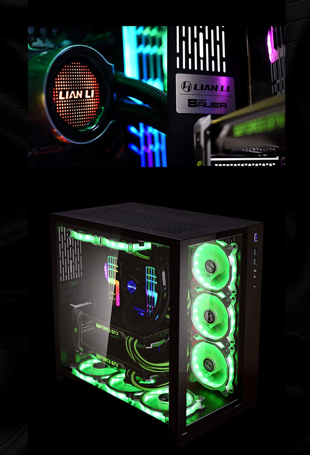 Lian Li O11 Dynamic Pc Case Gaming Tempered Glass,Mid-tower Water ...