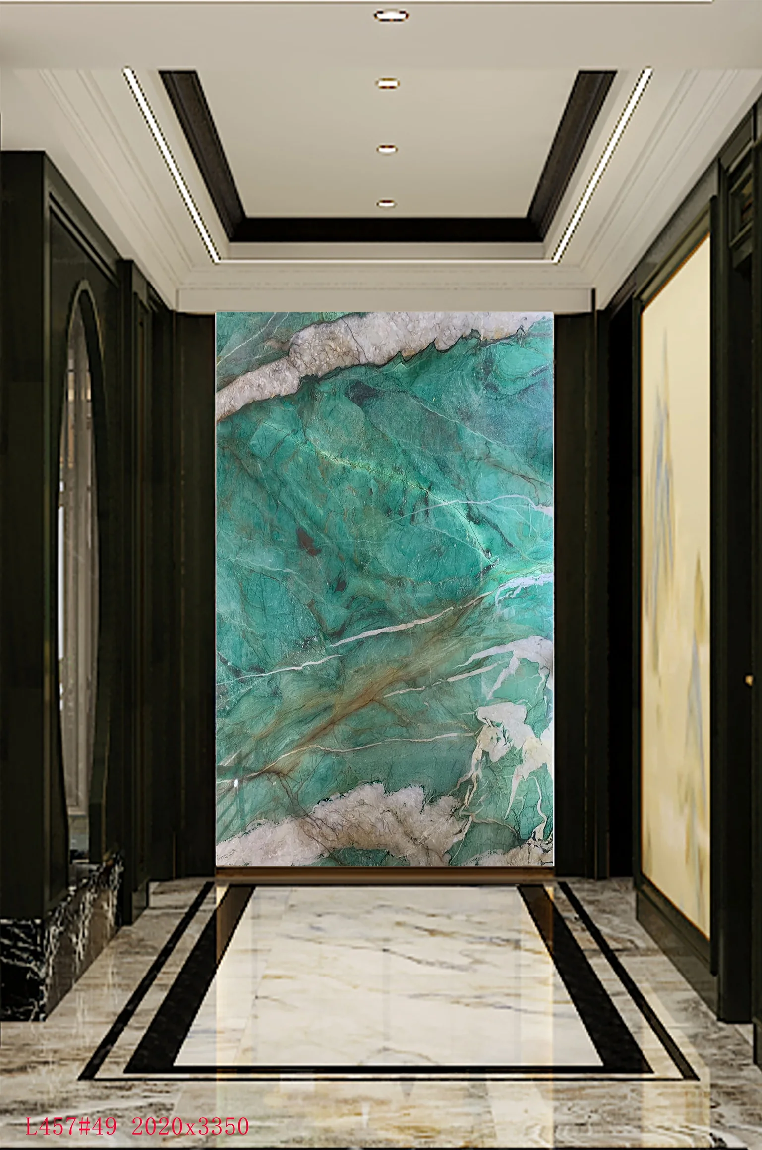 Brazil Luxury Stone Gaya Green Slabs Natural Green Slabs for House ...