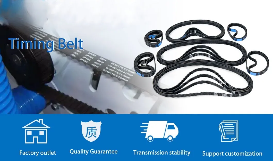 Hot Sale Double Sided Conveyor Htd 3m 5m 8m Synchronous Belt Rubber ...