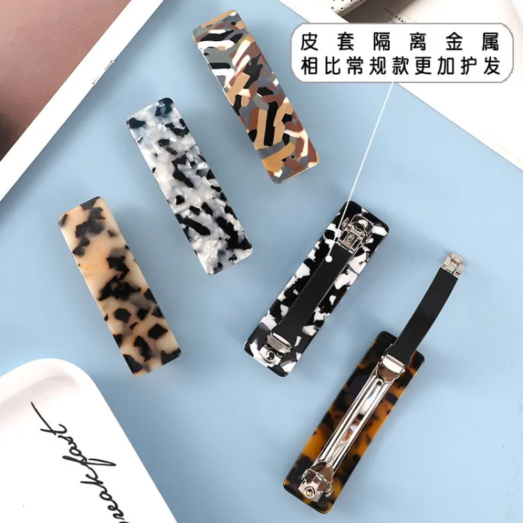 Acrylic Hair Barrette - Non Slip, Fashionable, and Durable