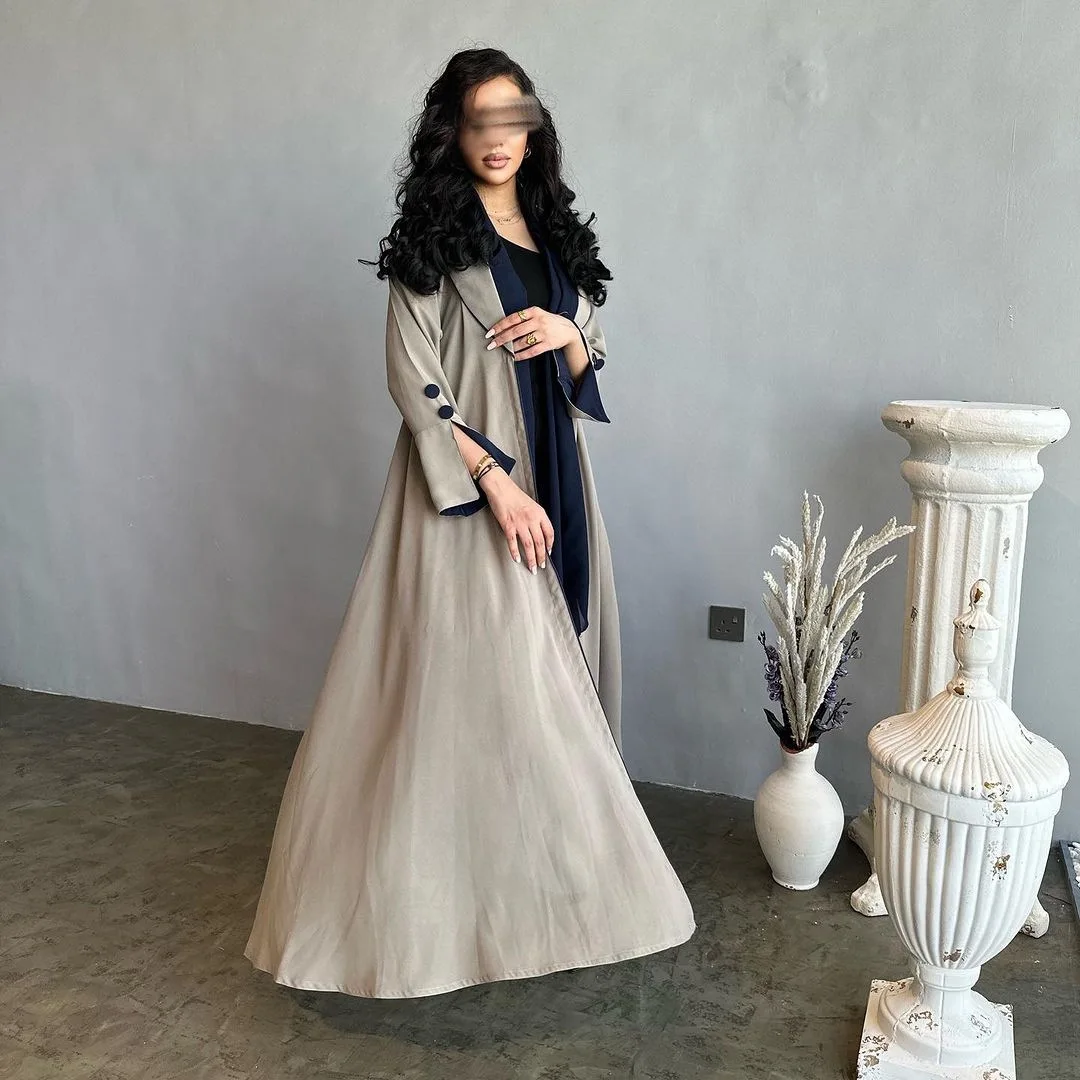 Latest Design Islamic Robe Winter Muslim Coats Elegant Arab Clothes ...