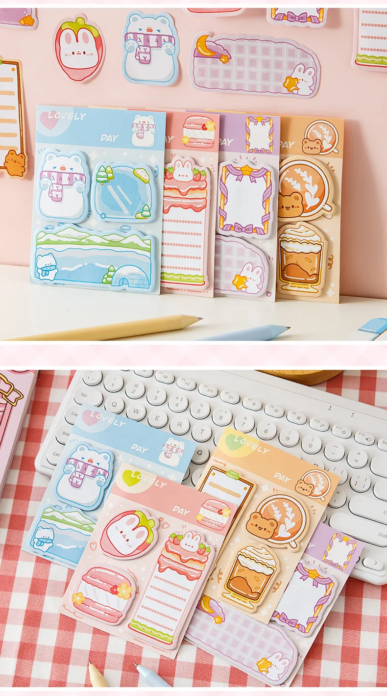 Wholesale Kawaii Papeleria Combination Sticky Notes Student Note ...