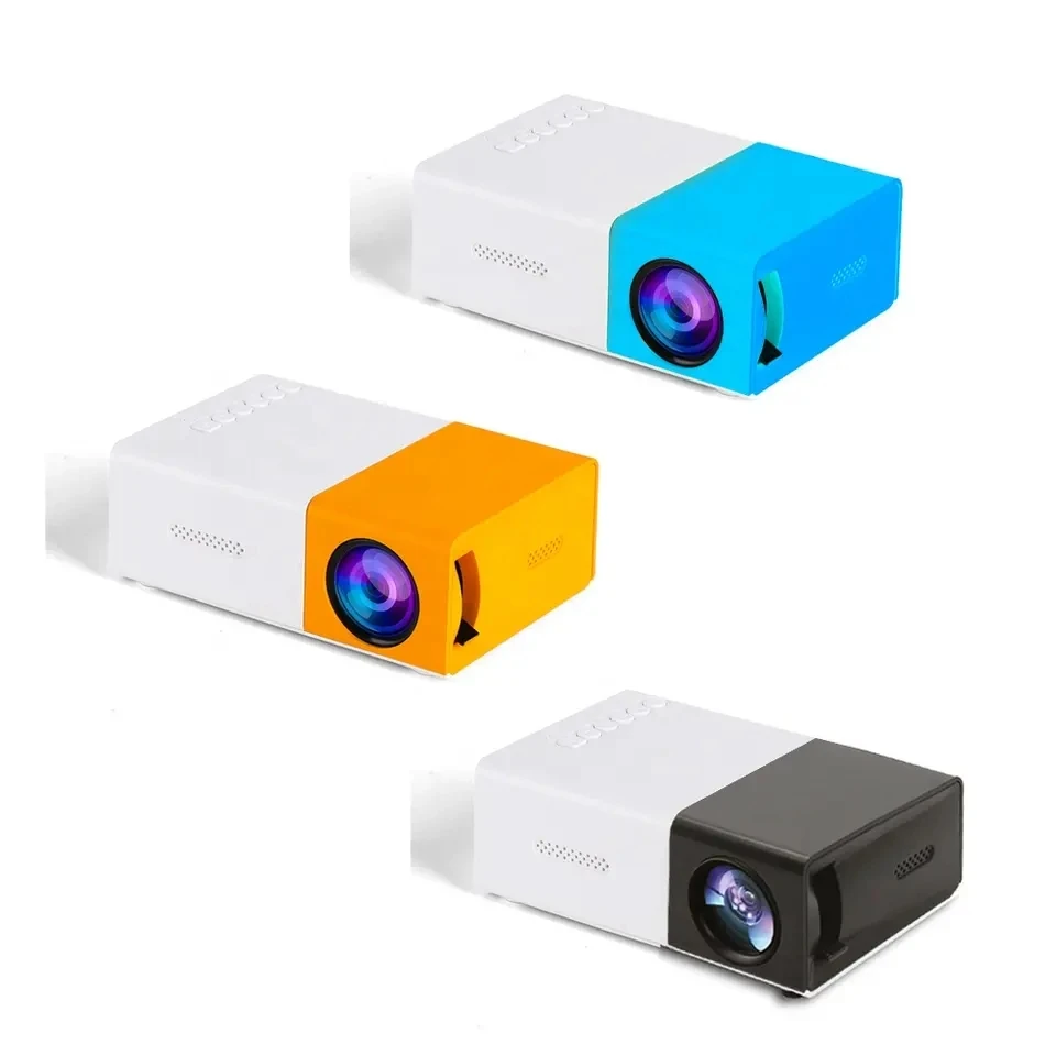 Yg300 Mini Mobile 4k Smart Projector Home Theater Portable Wired Dlp ...