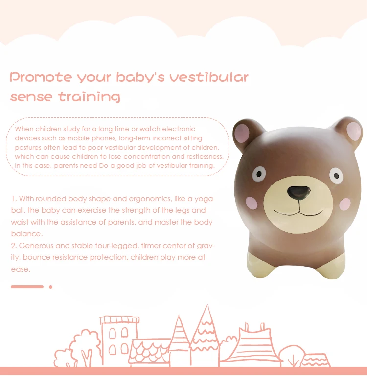 Christmas Hot Sale Ride On Toys Animal Hopper With Cover Jumping Pvc ...