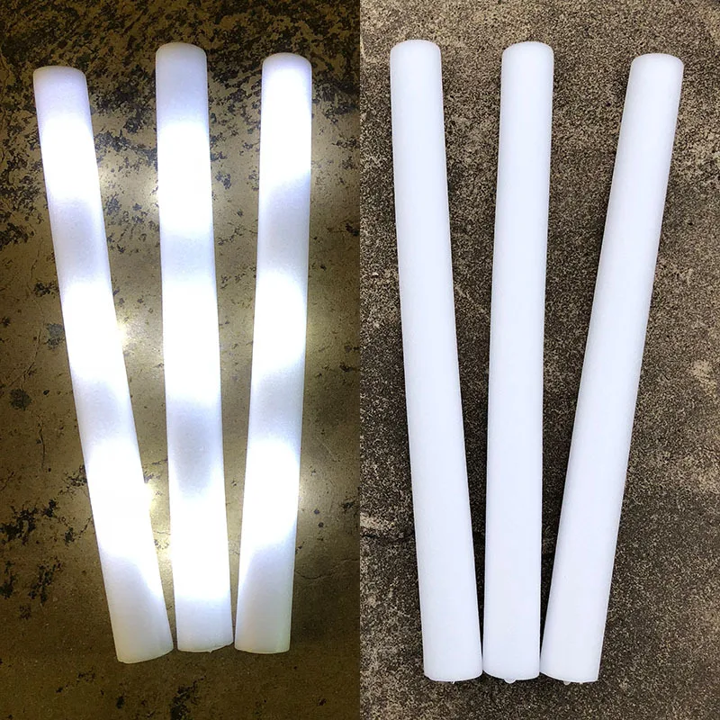 LED Foam Glow Sticks - Perfect for Party and Wedding Decor