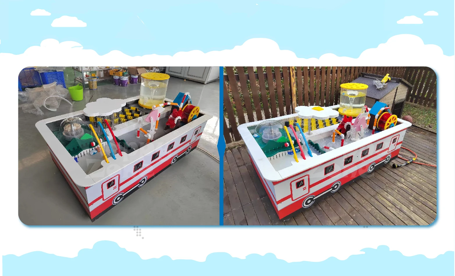 Custom Designed Indoor Playground Equipment - Interactive Water Table