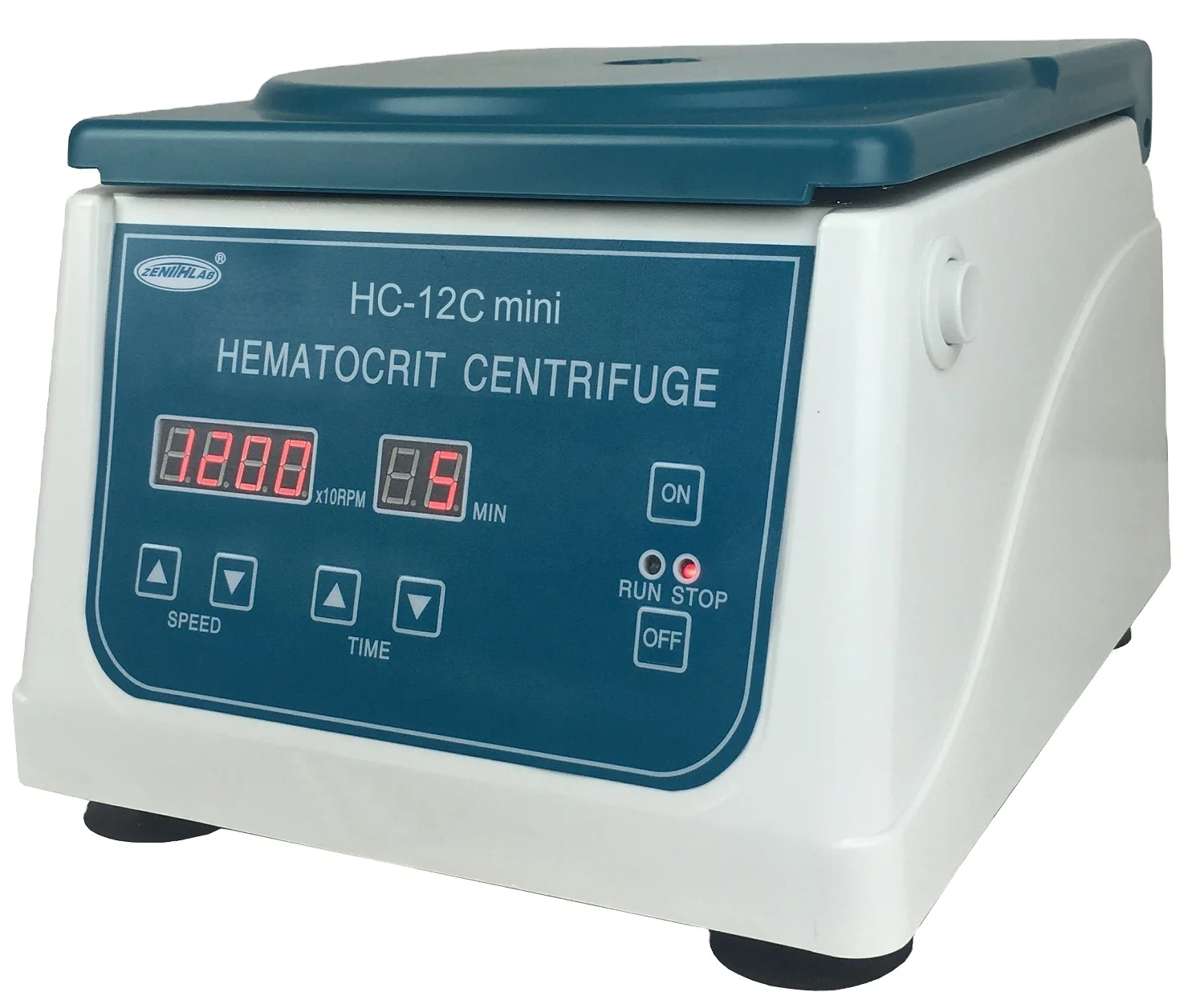 Zenith Lab Hc-12c Mini Hematocrit Led Display Centrifuge Brushless ...