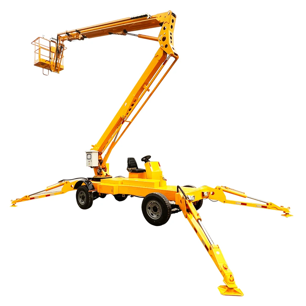 Arial Work Platform Electric Articulating Telescopic Boom Lift Towable ...