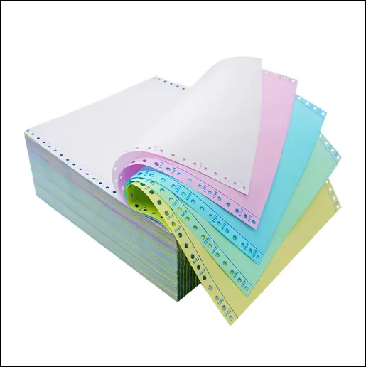 Premium 2 Ply Continuous Carbonless Computer Copy Paper For Dot Matrix ...