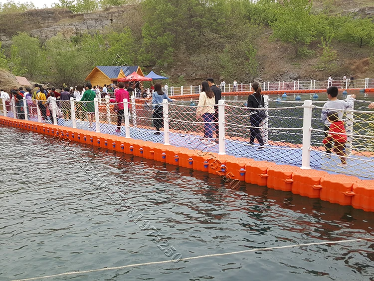 Plastic Floating Pontoon Bridge For Sale - Buy Plastic Pontoon Bridge ...