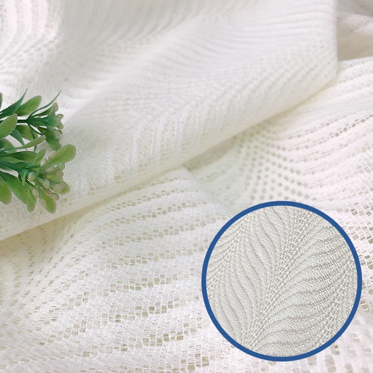 New Design Ripple Fold Sheer Sheets Sofa Polyester Furnishing Knit ...