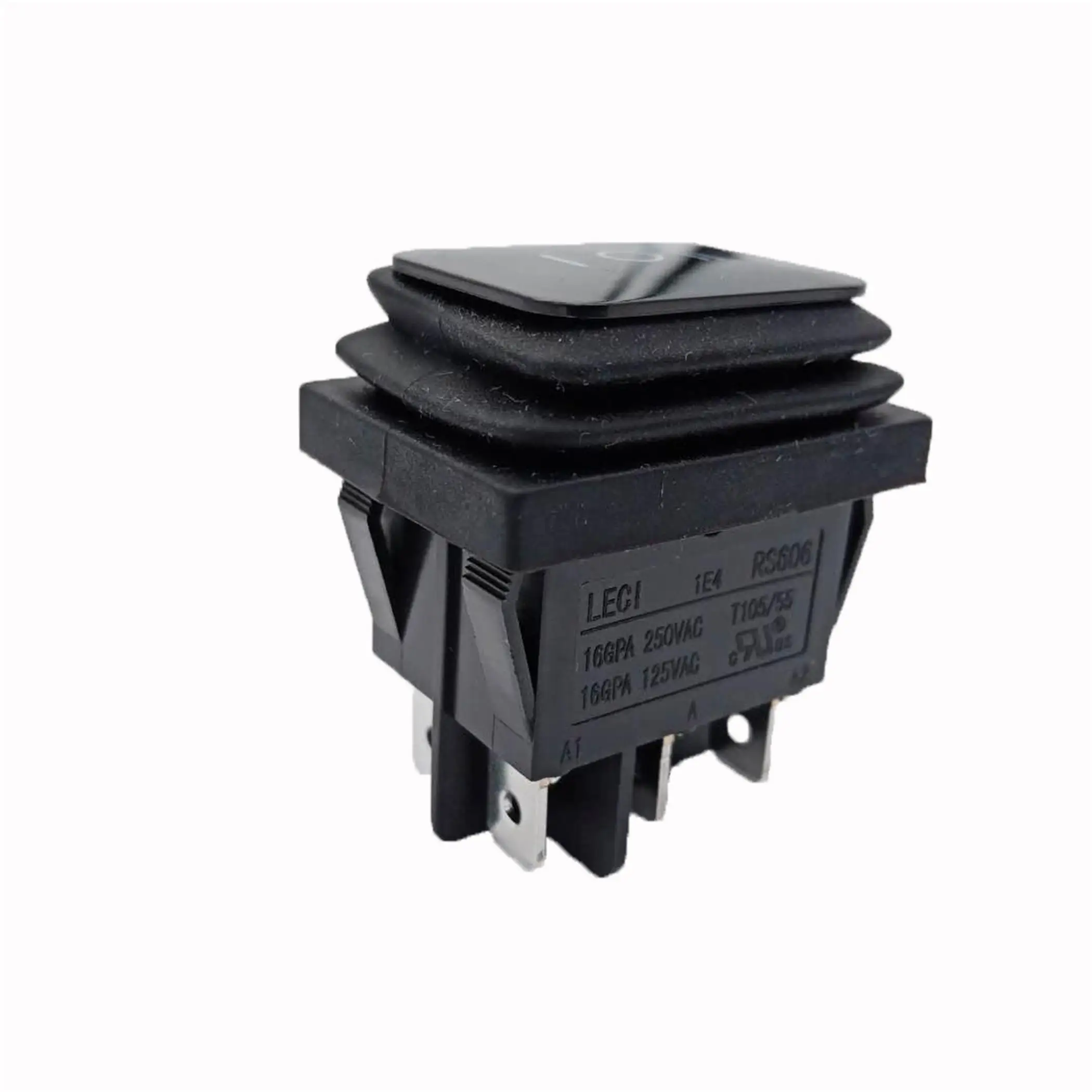 6 Prong 16a 250v On On Waterproof Rocker Switch With Vde Kc Ul Cul ...