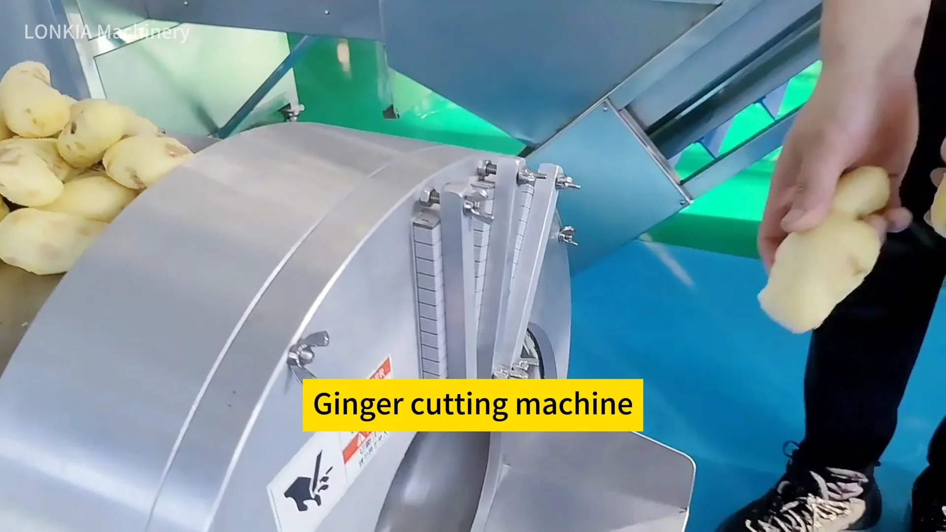 Lonkia Ginger Processing Plant Ginger Slicing Peeling Cutting Machine ...