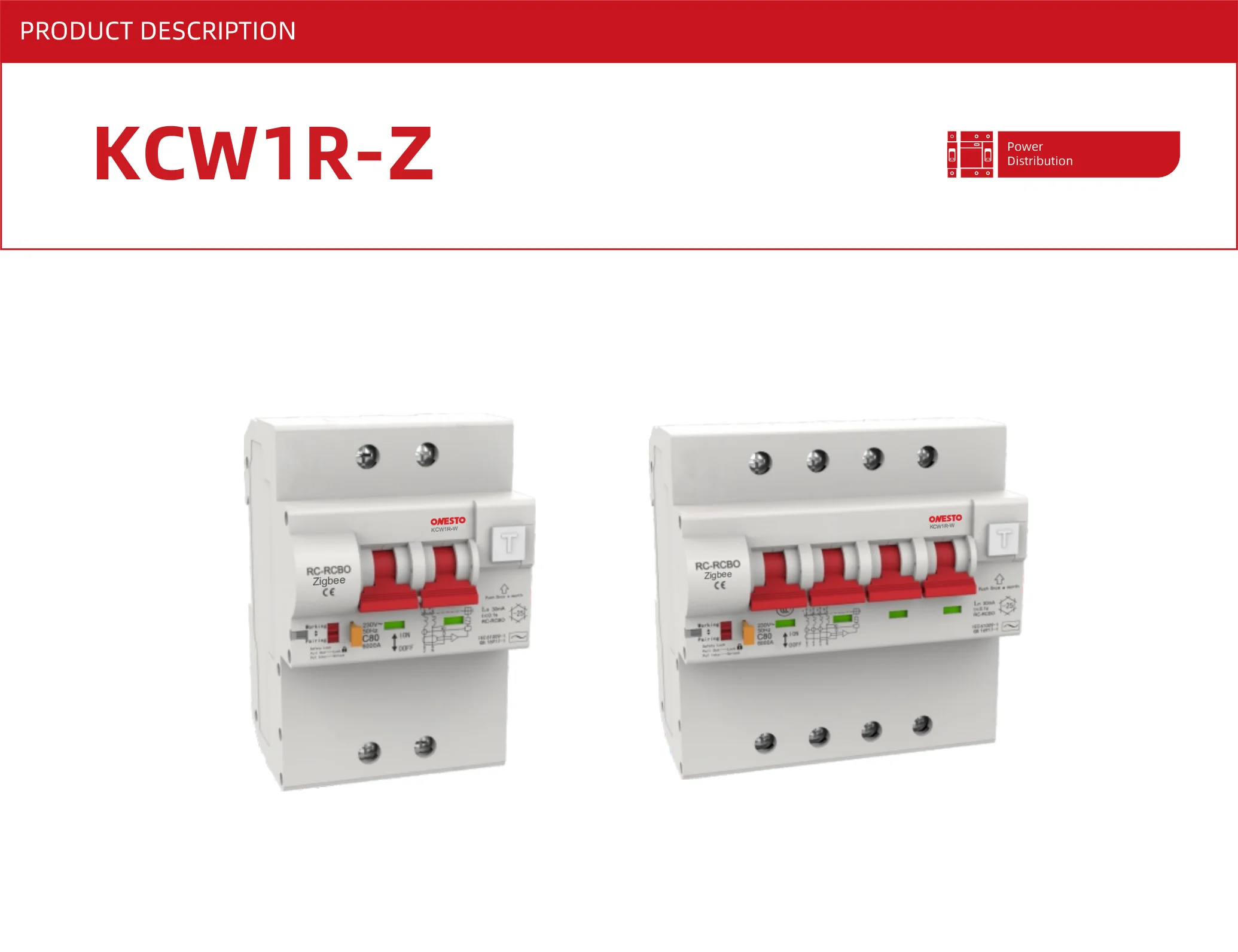 High Quality Smart Zigbee Rcbo Circuit Breaker 30ma 100ma 1p+n 3p+n Rcbo Miniature Circuit ...