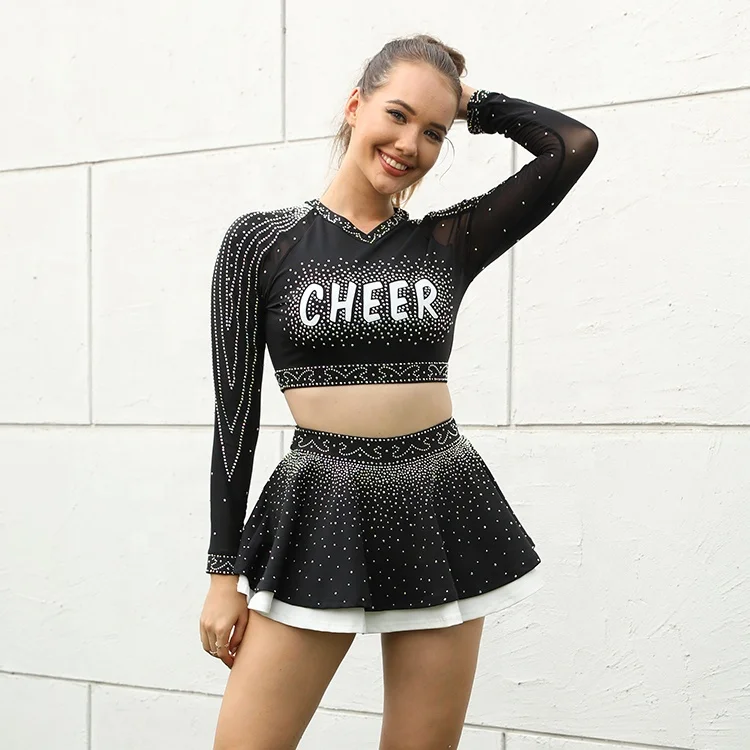 Wholesale Custom Logo Cheer Sublimation Uniforms Kid Cheer Costume With ...