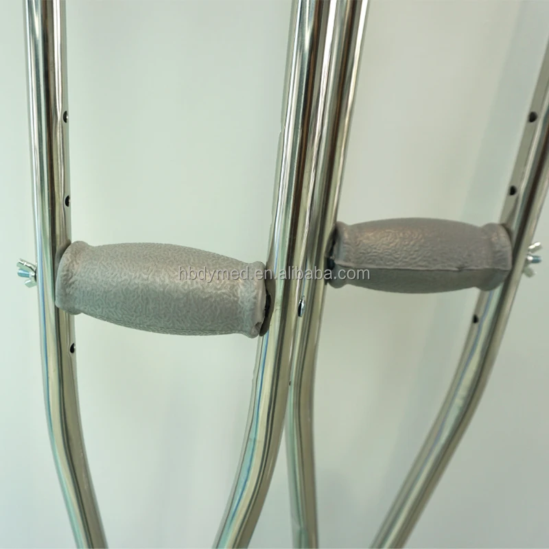 Outdoor Adjustable Stainless Steel Axillary Crutch Medical Under Arm ...