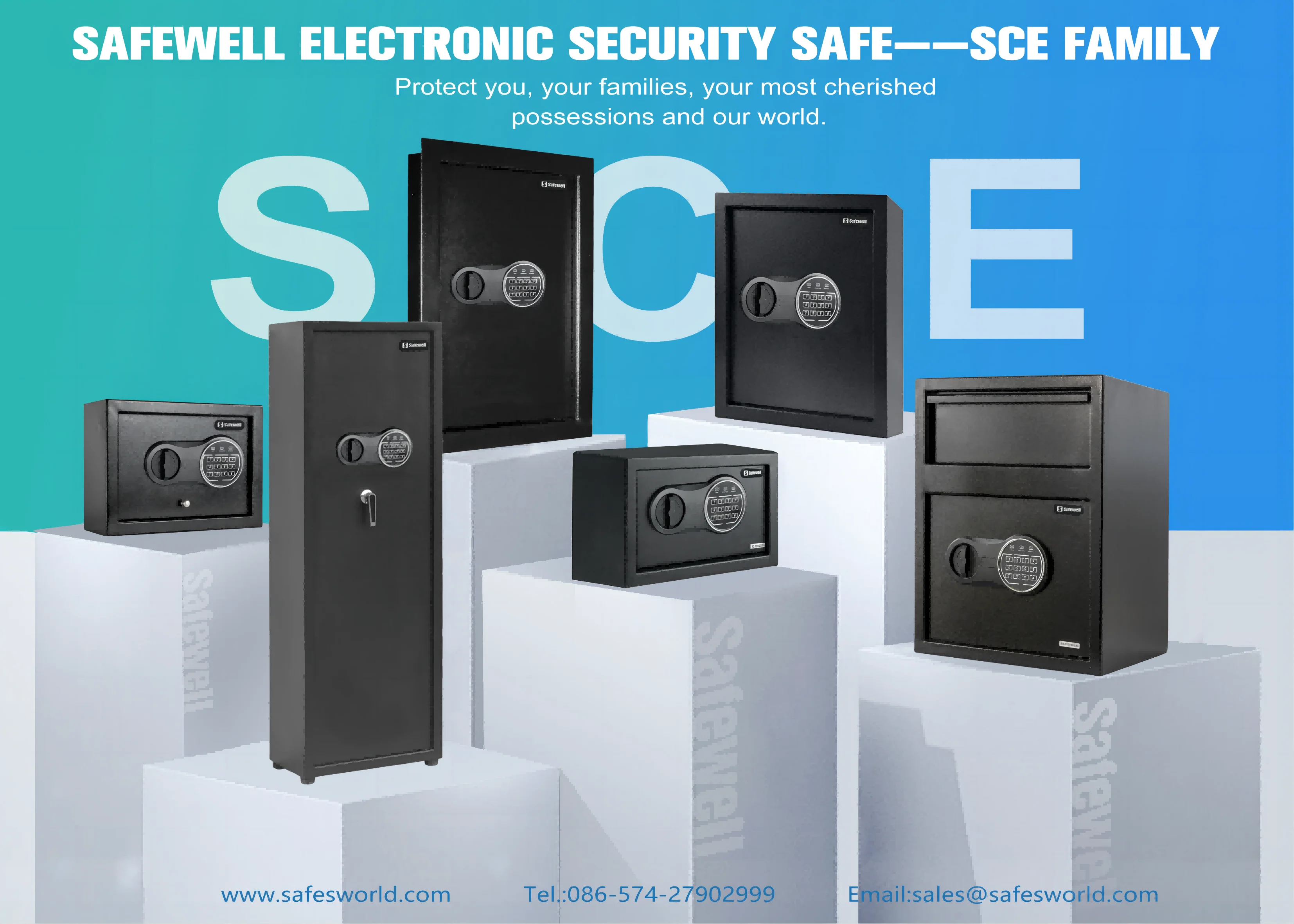 Safewell E4701E Electronic Security Money Safes Box