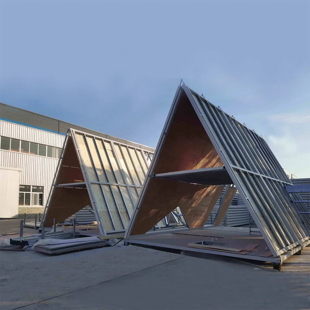Modern Tiny Homes - Luxury Steel Structure Triangle House