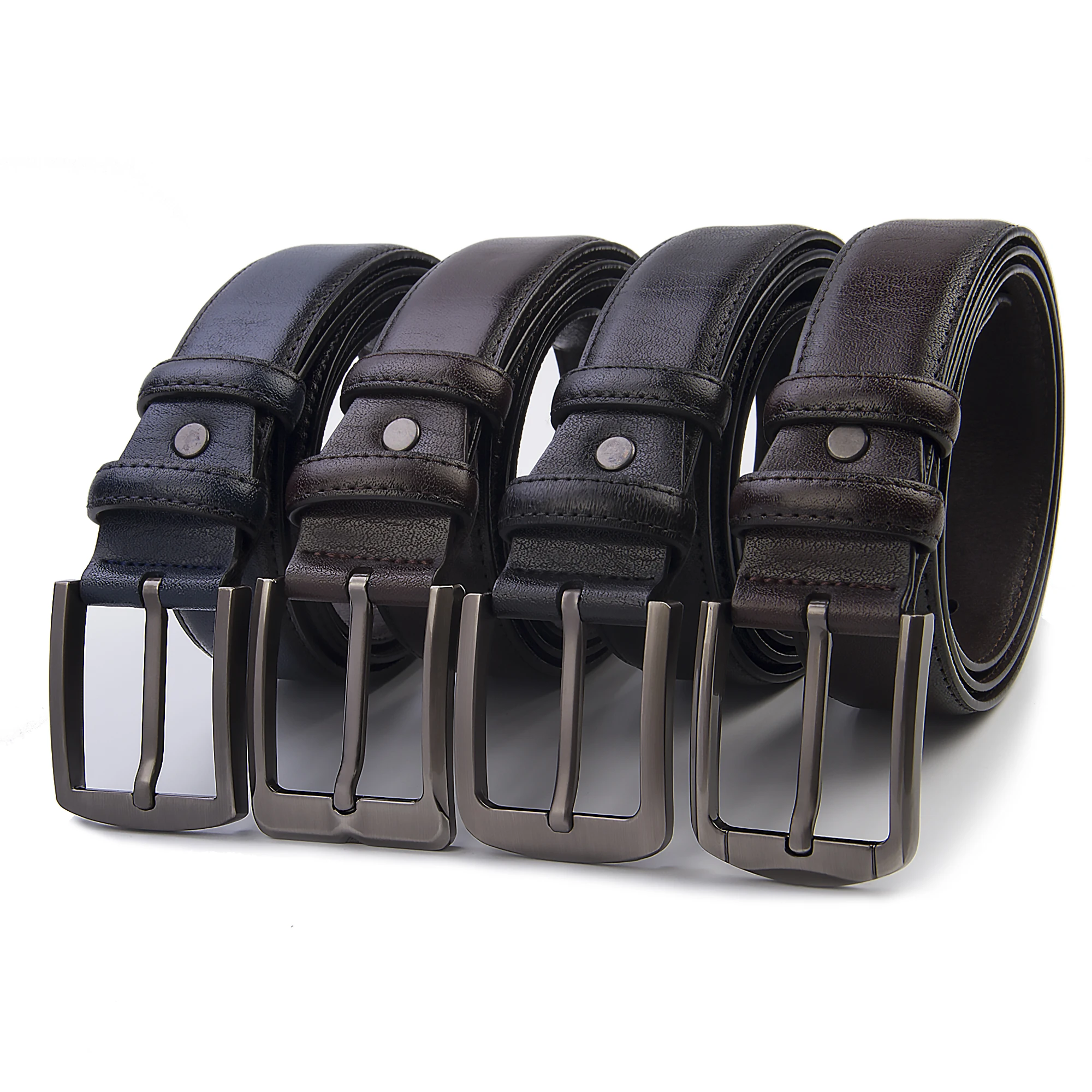Factory Wholesale Pin Buckle Belts Casual And Minimalist Leather Belts ...