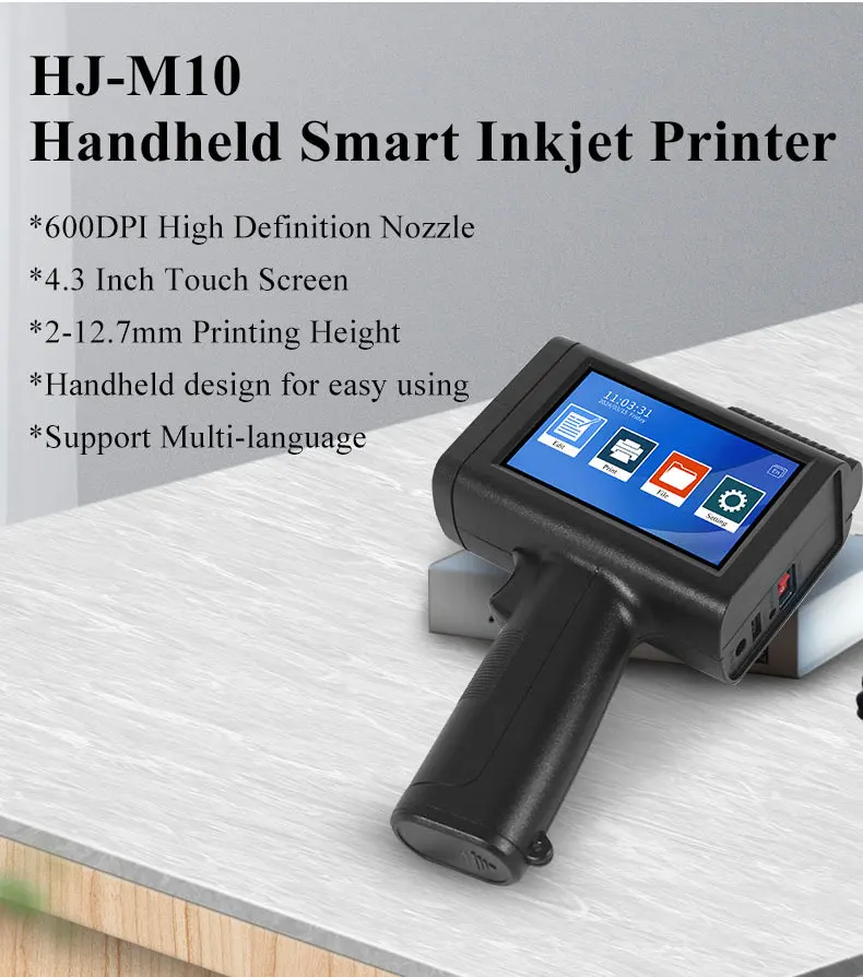 2024 Pet Bottle Qr Code Expiry Date Handheld Portable Inkjet Printer ...