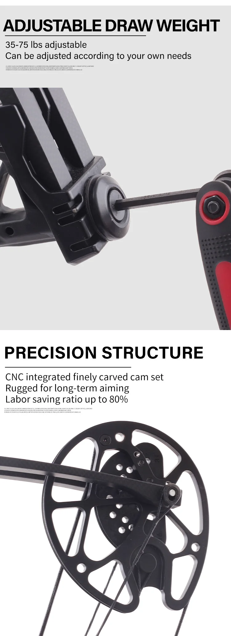 Spg Compound Bow Archery Hunting Bows And Arrow Set Stabilizer Sight ...