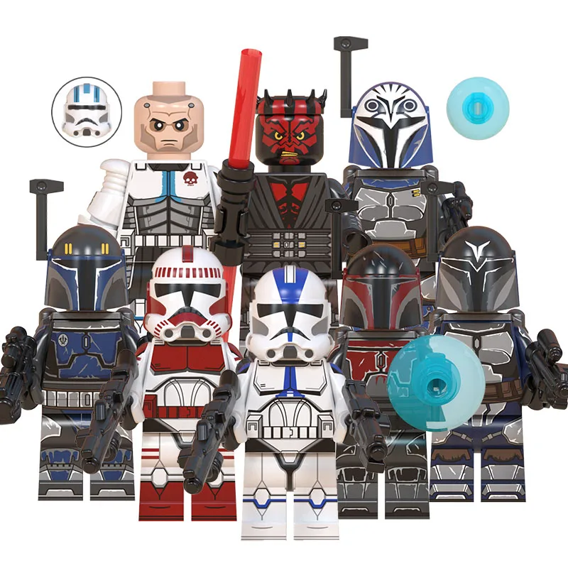 Lego star wars mandalorian Commando darth maul figure lot of 2 ...