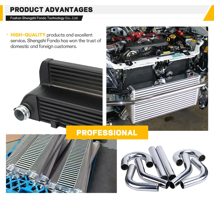 Car Front Mount Turbo Intercooler for BMW 525d 530d 535d 635d E60 E61 ...