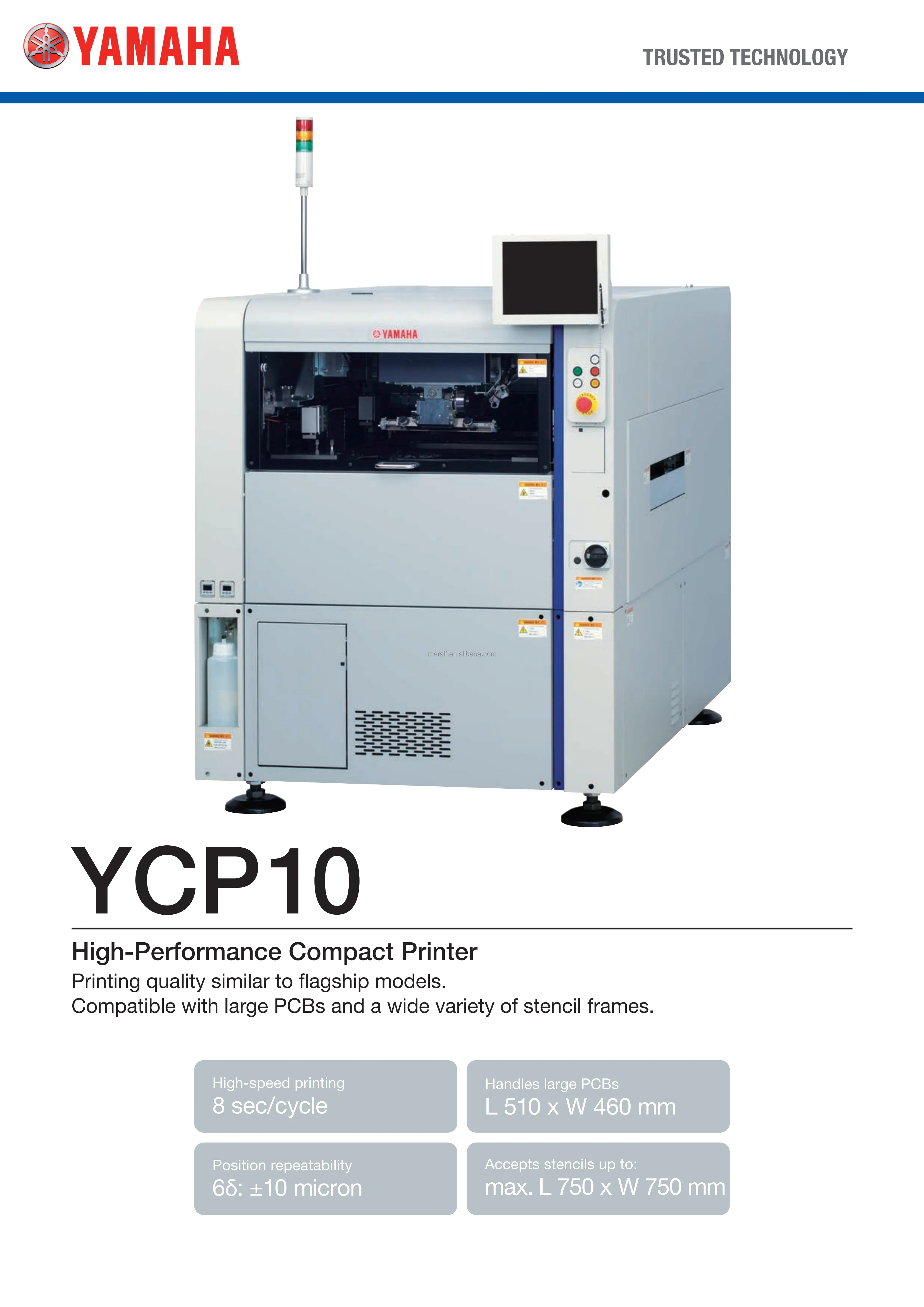 YAMAHA YRP10 Solder Paste Printer - Precision SMT Screen Printer