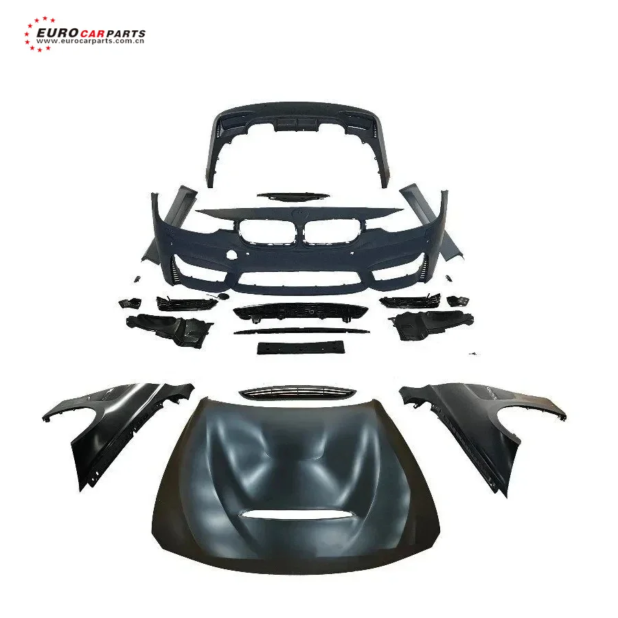 3 Series F30 To M3 Conversion Kit Front Bumper Hood Fenders Rear Bumper ...