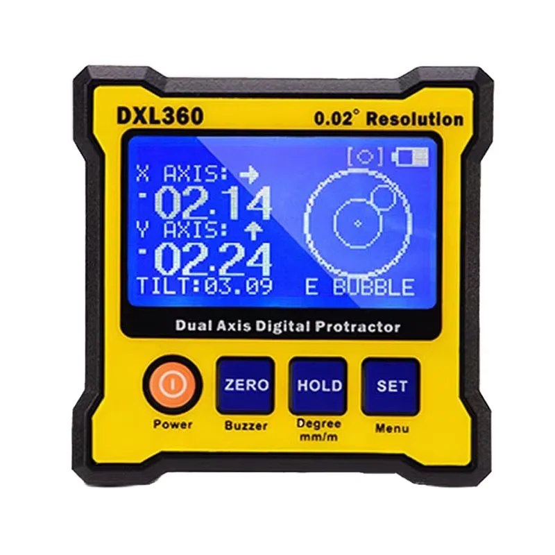 Dxl360 Dual Axis Digital Inclinometer & Angle Measuring Tool