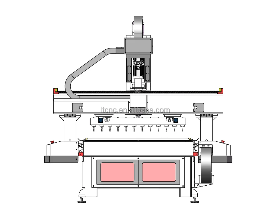 5 Axis 4 Axis ATC Wood Routers Swing Head Furniture Column Design Make ...