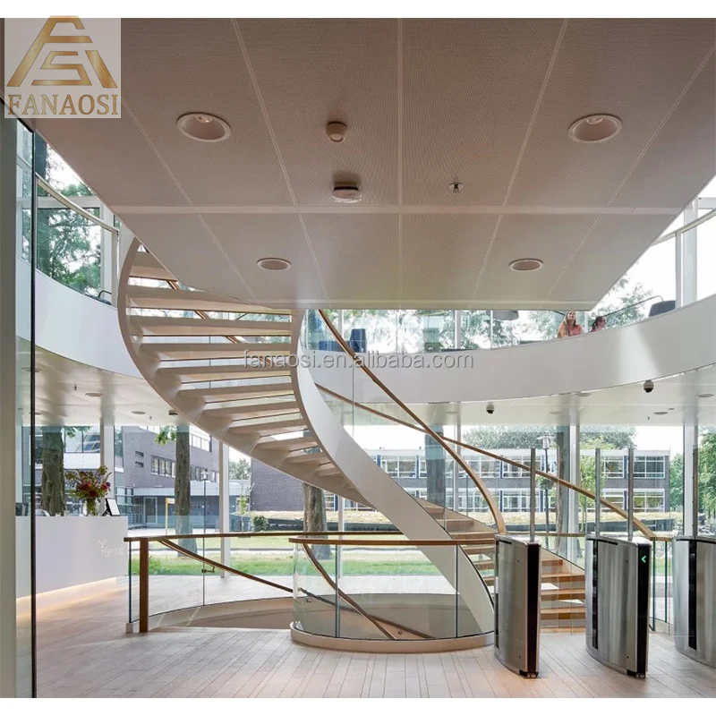 Australian Style Antique Helical Stair Design Curved Staircase Stair ...