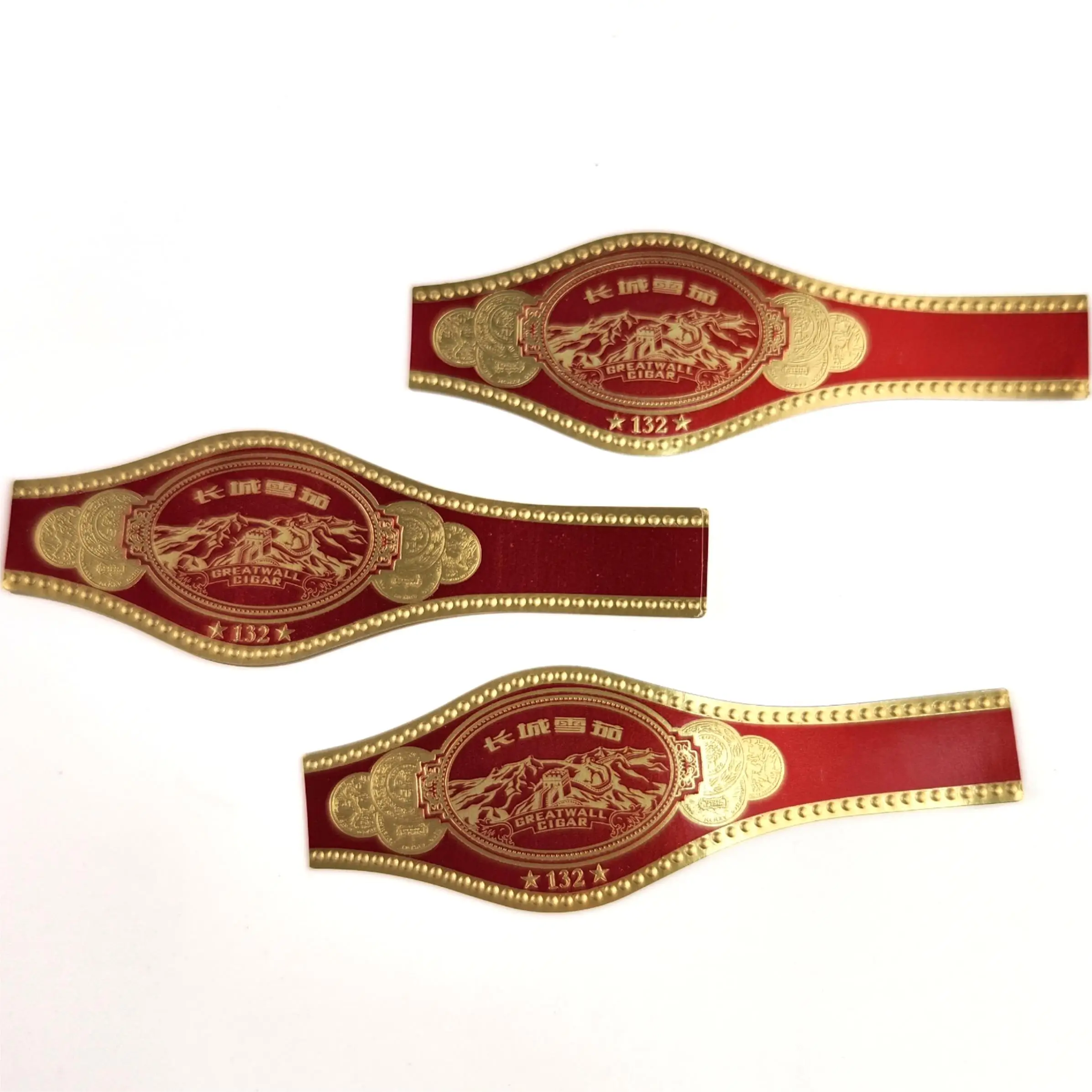 Customize Cigar Band Labels Gold Foil Embossed Cigar Label Printing ...