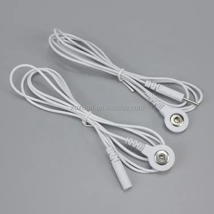 Tens Snap Electrode Lead Wire 3.5mm Snap To 2.0 Pin Tens Cable - Buy ...