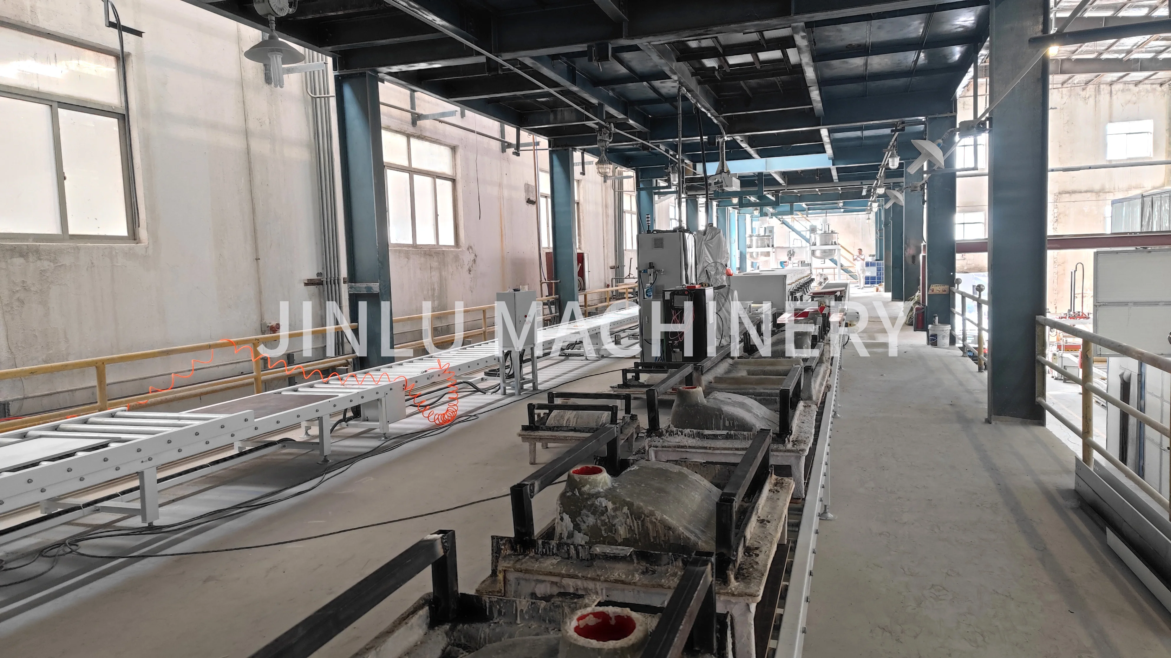 Jinlu Acrylic Resin Basin Sink Production Line,Quartz Sink Making ...