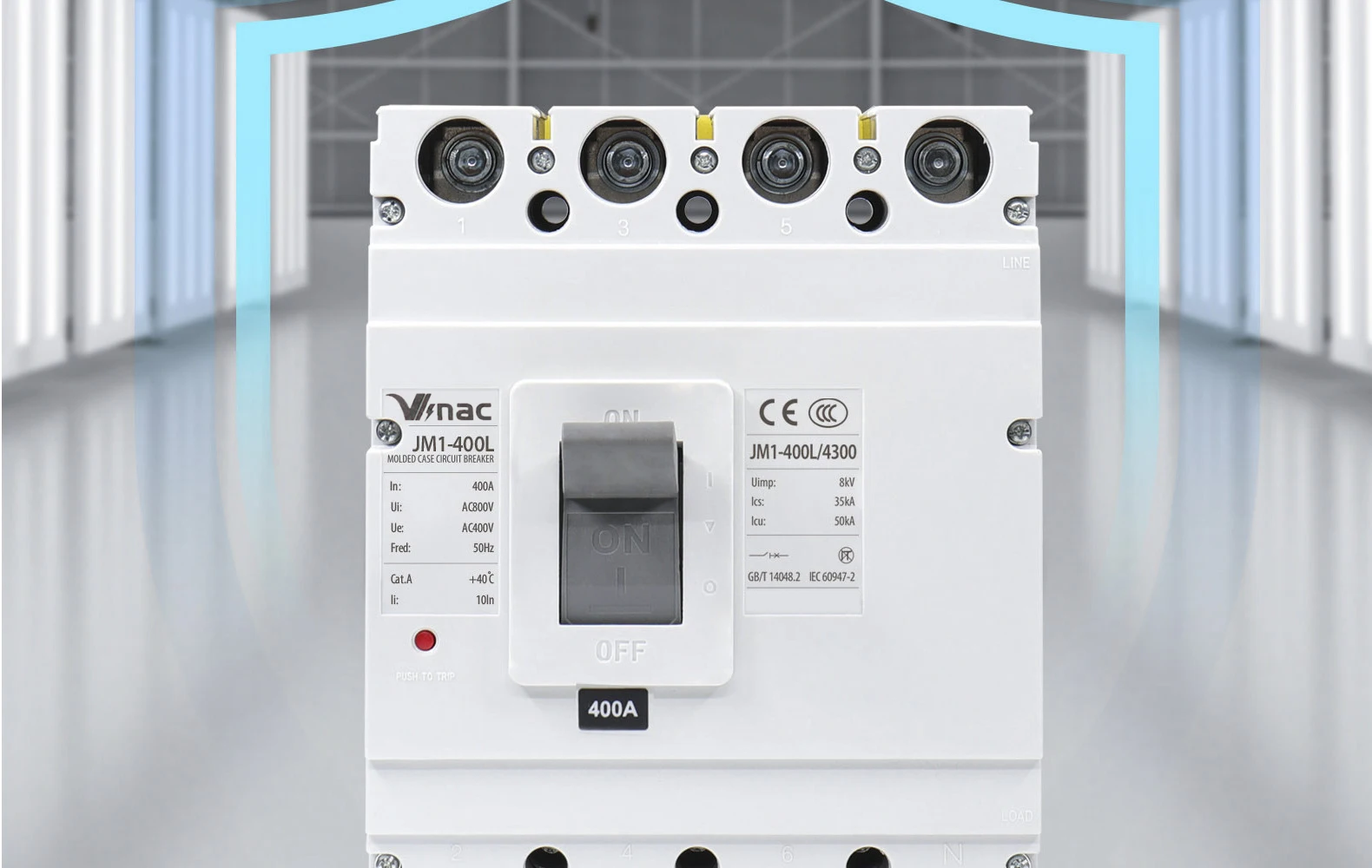 Vinac Mcb Mccb Elcb Plastic Shell Circuit Breaker Air Switch Breaker ...