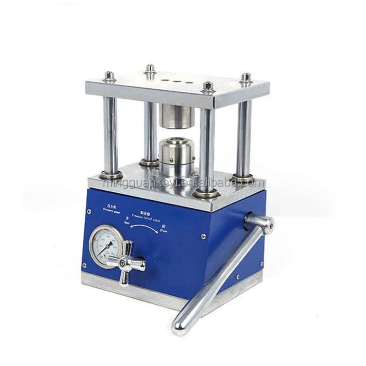Lab Hydraulic Manual Coin Cell Crimper Machine for CR2032