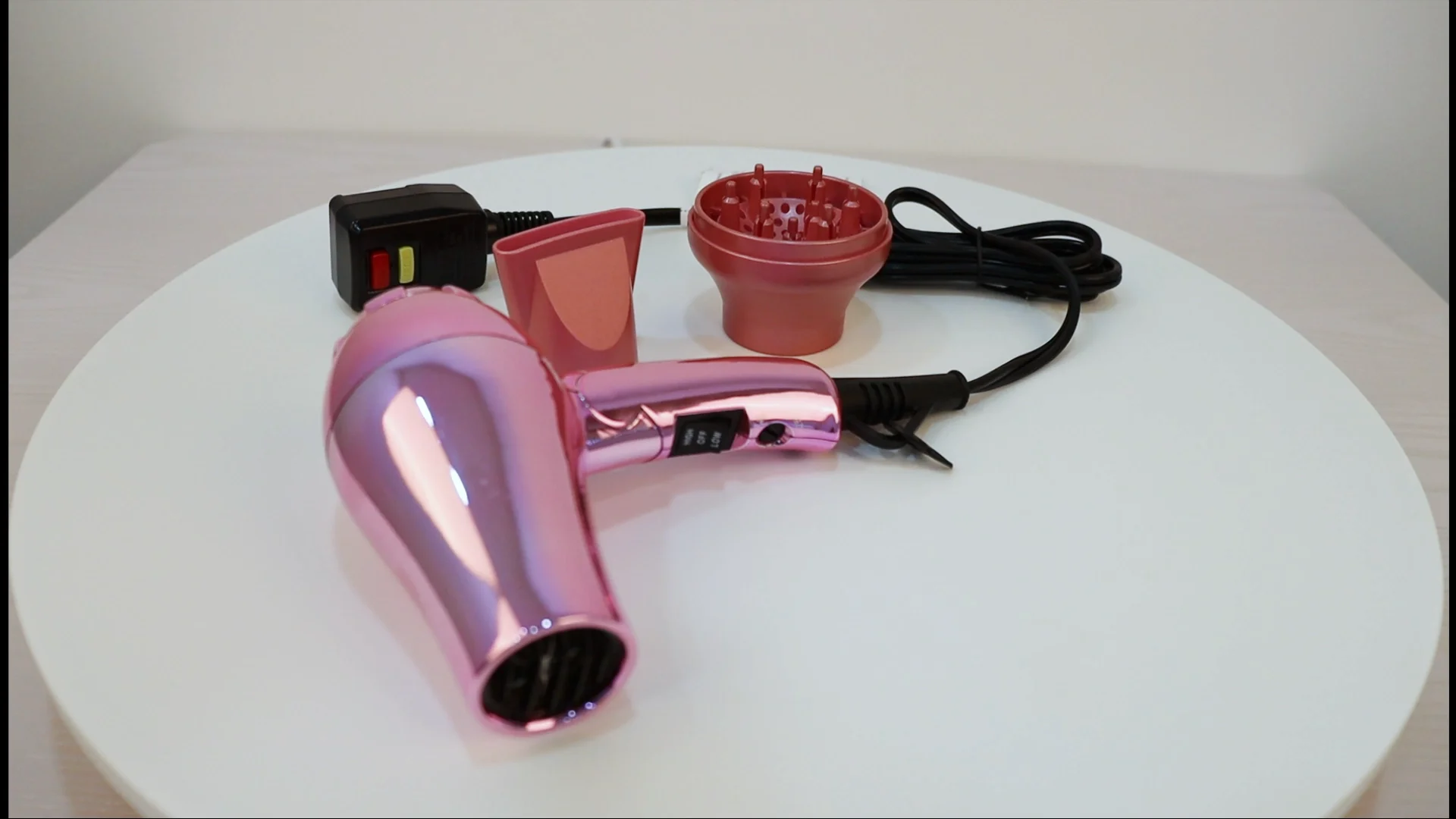 New Golden Middle Size Portable Strong Hair Blower Professional Hair ...