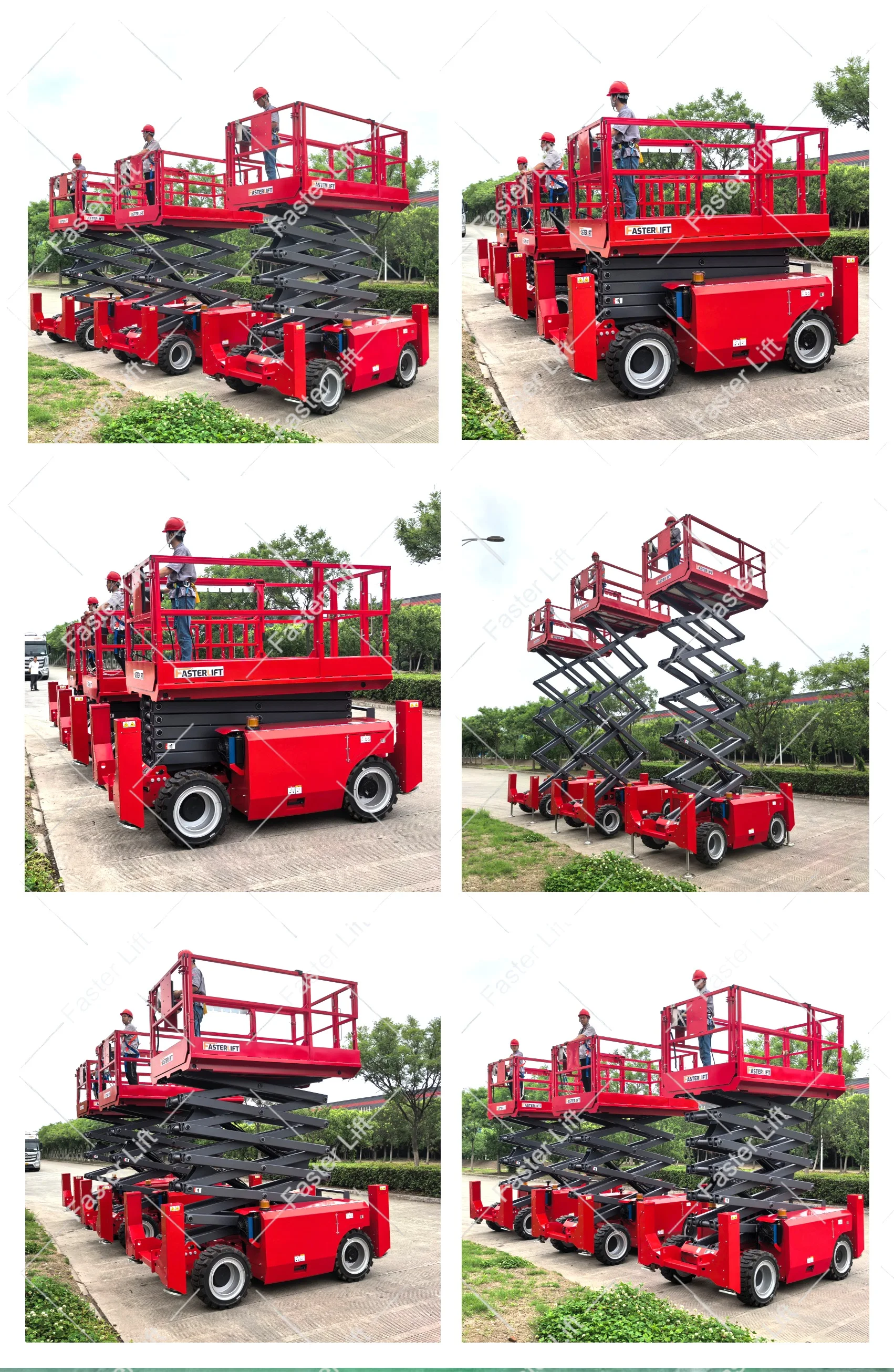 Fasterlift EPA Diesel Scissor Lift 500kg Overload Sensing System ...