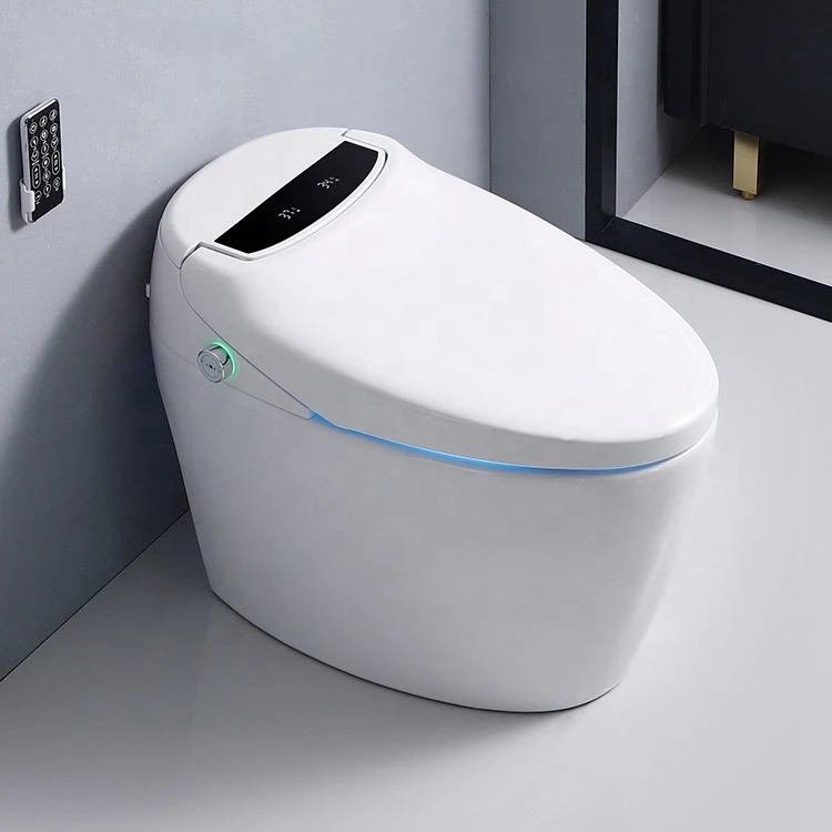 Modern Inodoro con sensor bathroom intelligent heated smart sensor auto ...