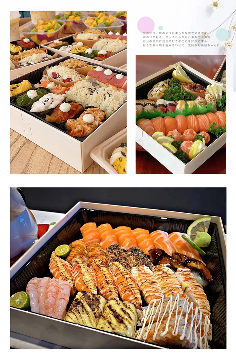 Eco Friendly Wooden Takeaway Food Container Restaurant Delivery ...