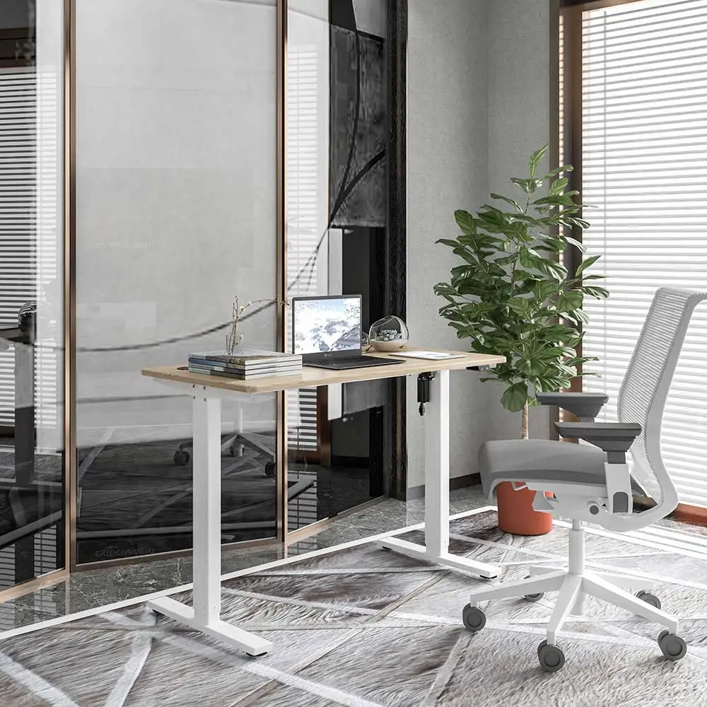 Adjustable Height Motorized Smart Office Dual Motor Standup Electric ...