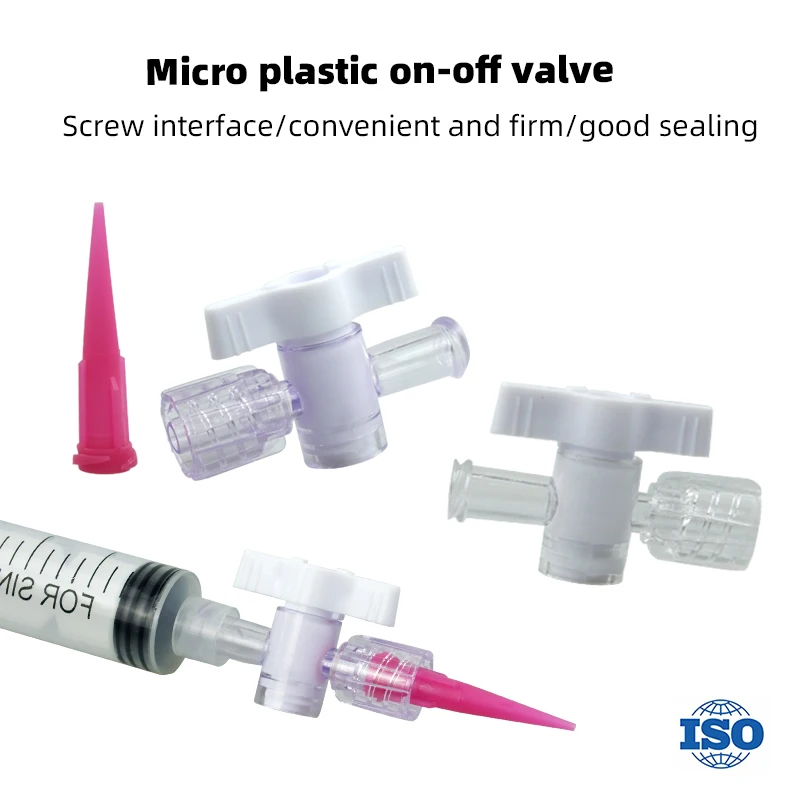 Luer Male/female Two-Way Valve Syringe/needle Adapter