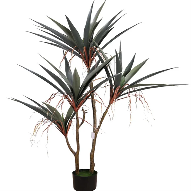 Artificial Rohdea Japonica Bonsai Green Plant Artificial Tree Bonsai ...