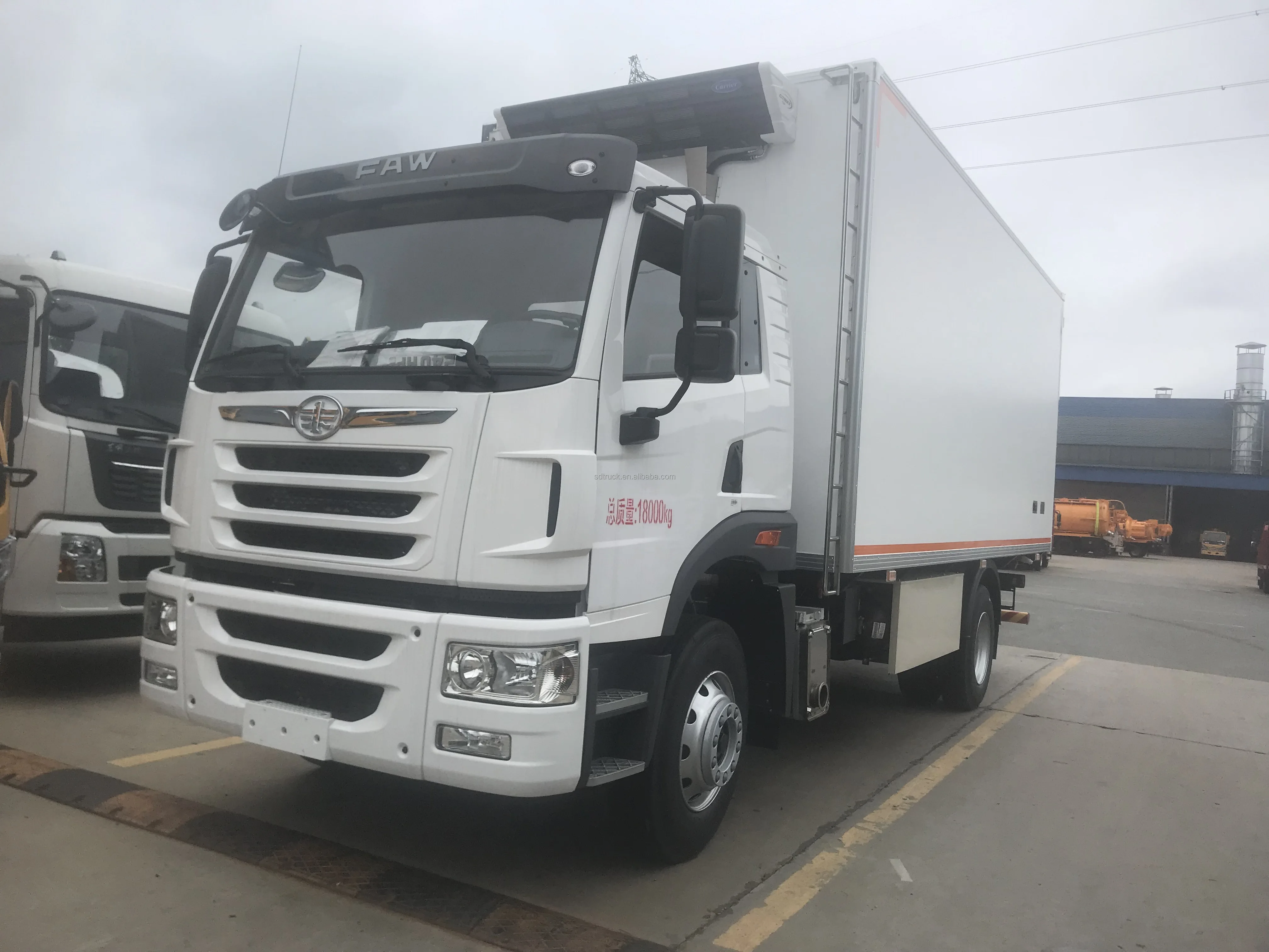 Good Quality Refined 15t Faw Jiefang Refrigerated Truck Lhd 12t Cold ...