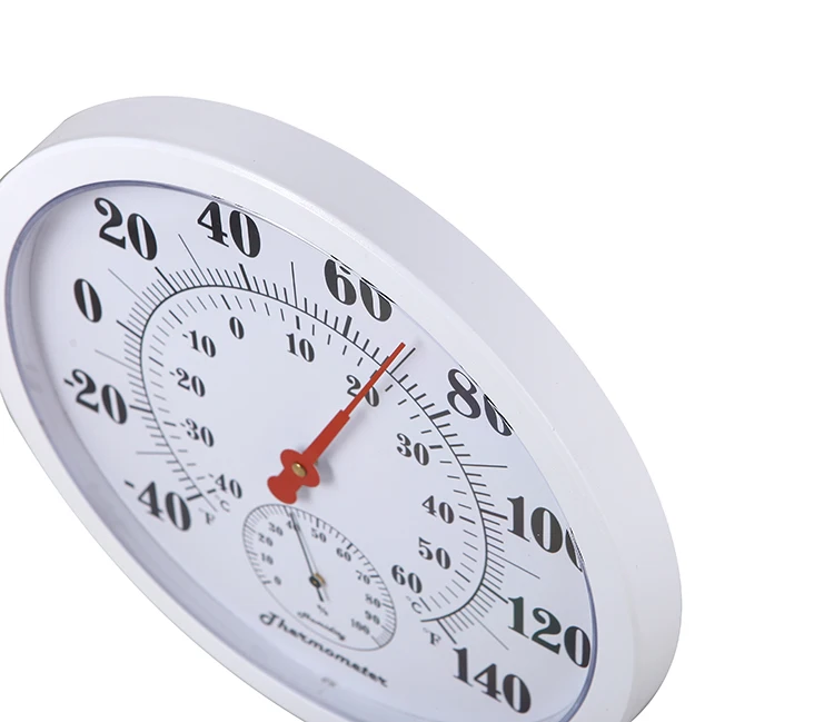 10 Inch Plastic Dial Wall Thermometer-hygrometer Household Room Analog ...